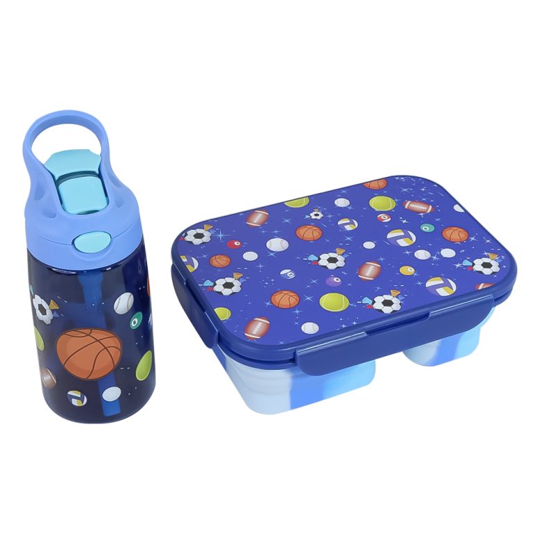 2 Compartment Little Kawaii Snack Lunch Box Kits