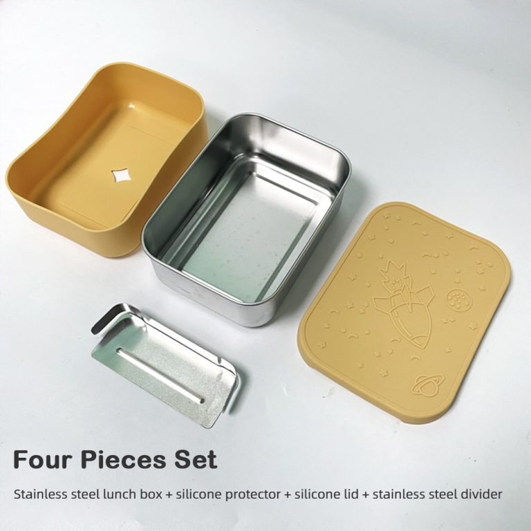 Stainless Steel Meal Prep Container with Divided Compartments